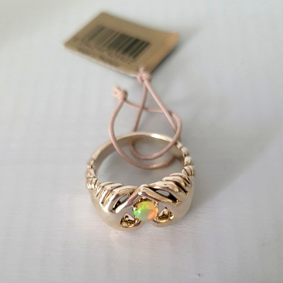 JAI | Jewelry | Jai Sterling Silver Opal I Love Ring Sz | Poshmark